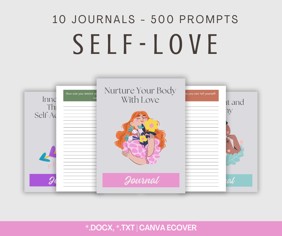 Self-Love Journals | 10 Journals – Happy Healthy Content