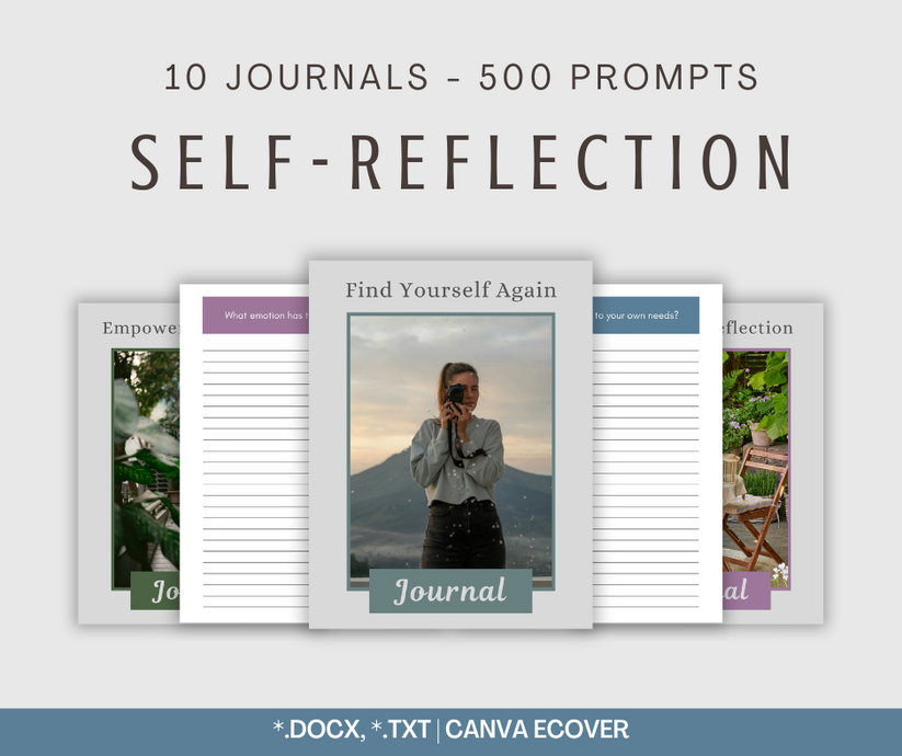 Self-Reflection Journals | 10 Journals – Happy Healthy Content