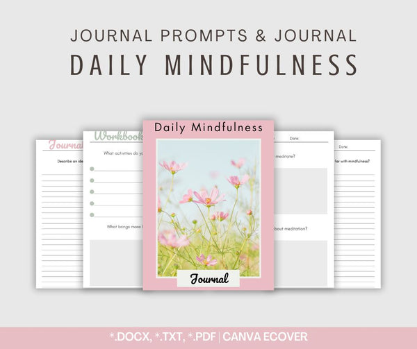 Daily Mindfulness Journal & Prompts Bundle – Happy Healthy Content