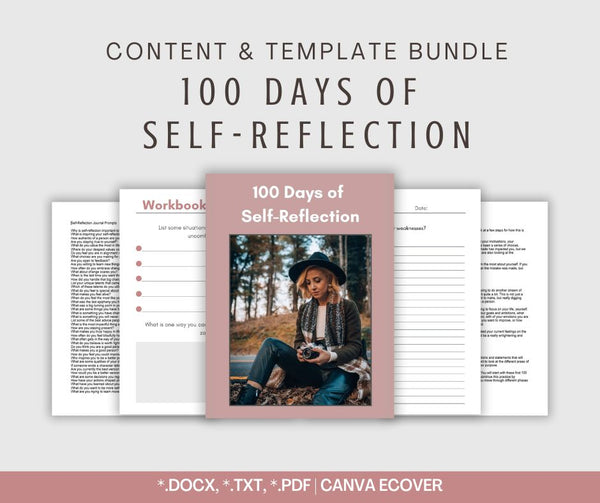 100 Days of Self-Reflection Bundle – Happy Healthy Content