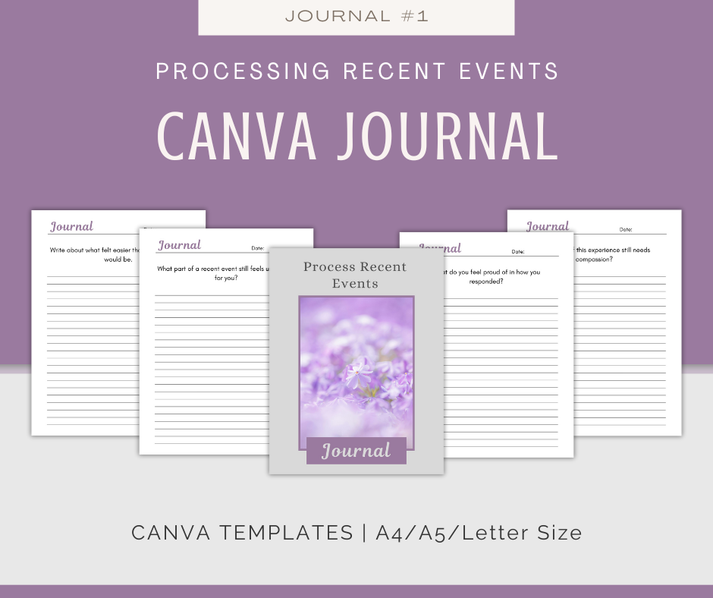 Personal Processing (Self-Reflection) Journal Collection | 10 Journals ...