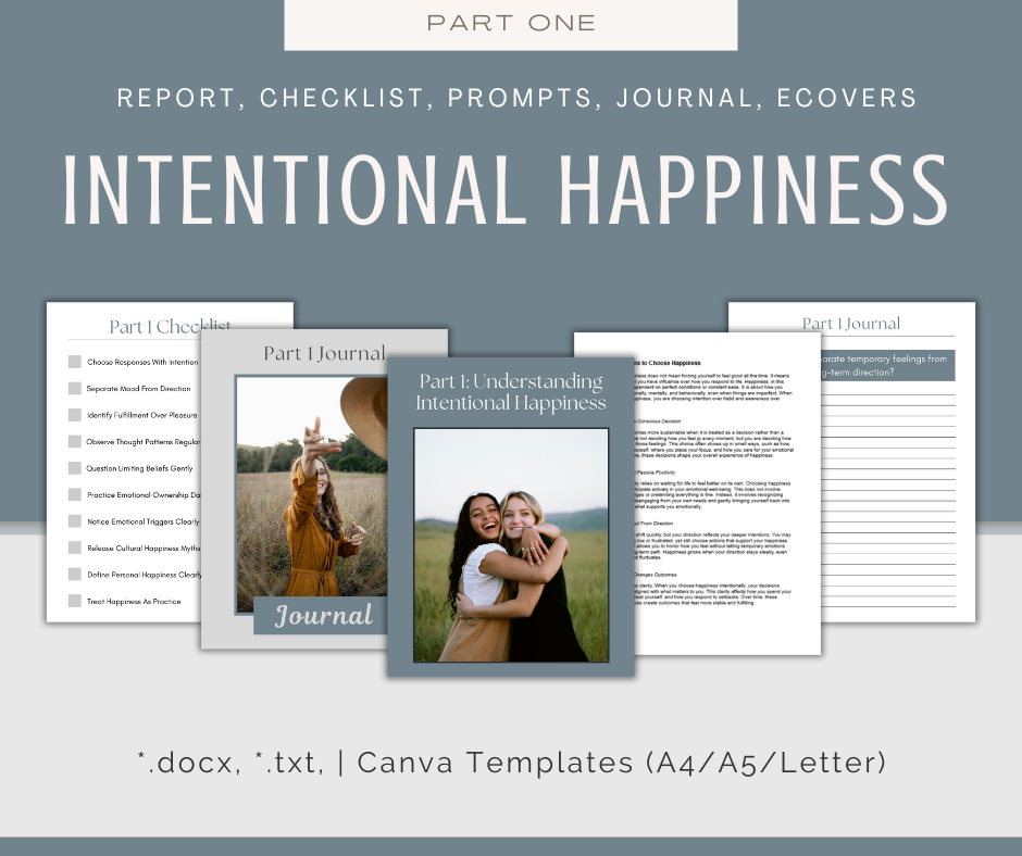 4-Part eCourse: Be Happy On Purpose – Happy Healthy Content