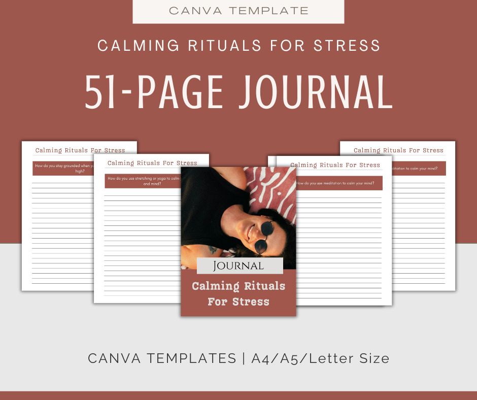 Calming Rituals For Stress | Mini Journal – Happy Healthy Content