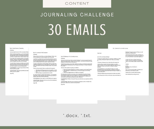 30-Day Journaling Challenge – Happy Healthy Content
