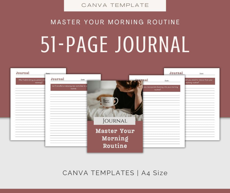 Master Your Morning Routine | Mini Journal – Happy Healthy Content
